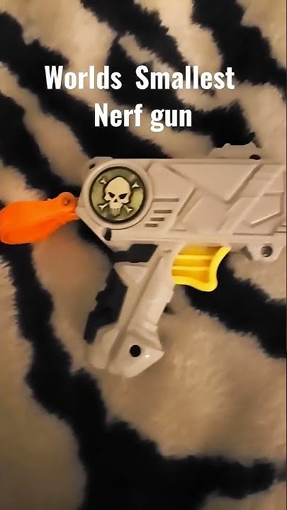 Worlds Smallest Nerf gun - YouTube