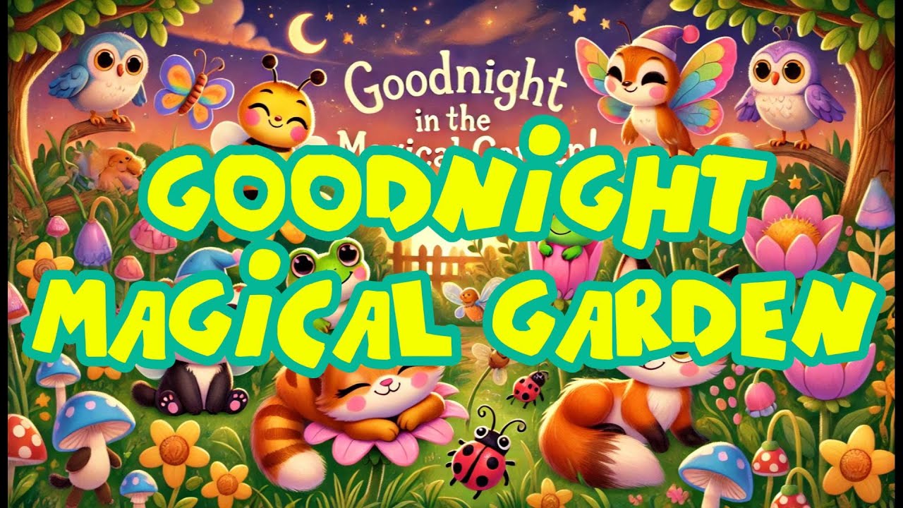 Goodnight Garden🌙Say Goodnight to Cute Animals🦊🐝The Soothing Bedtime ...