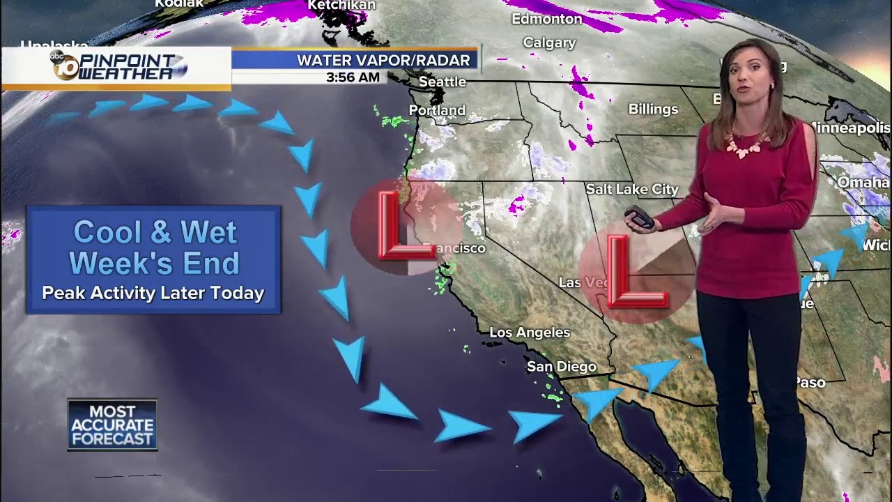10News Pinpoint Weather with Meteorologist Megan Parry - YouTube