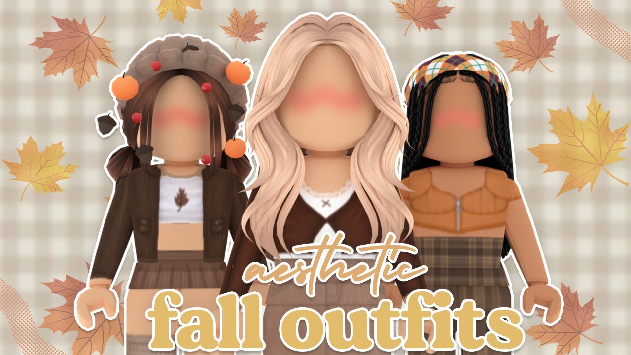 Aesthetic Fall Outfits *with codes & links* | Lovelyjules - YouTube