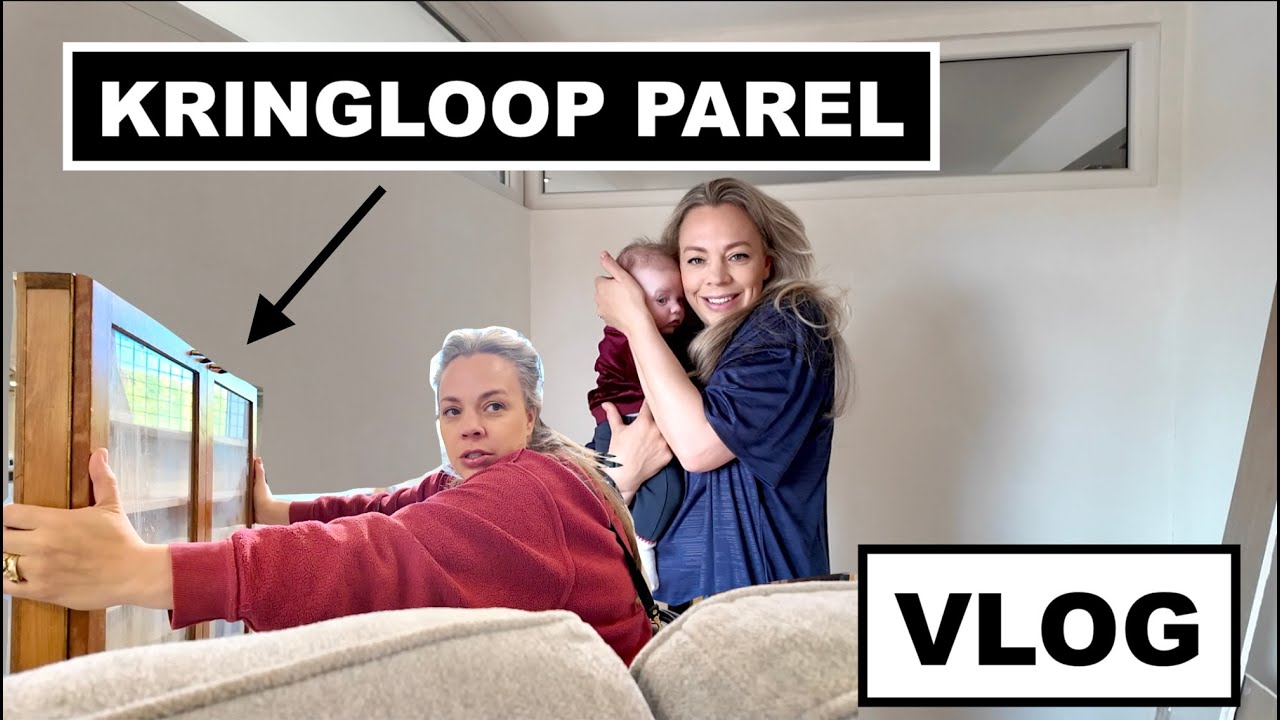 De MUUR ia af! Terug naar KRINGLOOP voor de VITRINEKAST! - YouTube