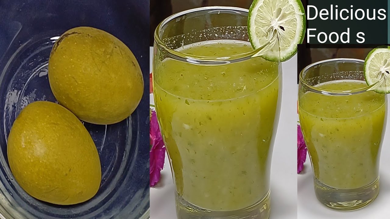 Delicious juice with boiled mango! Raw Mangoes to Boil Make Delicious ...