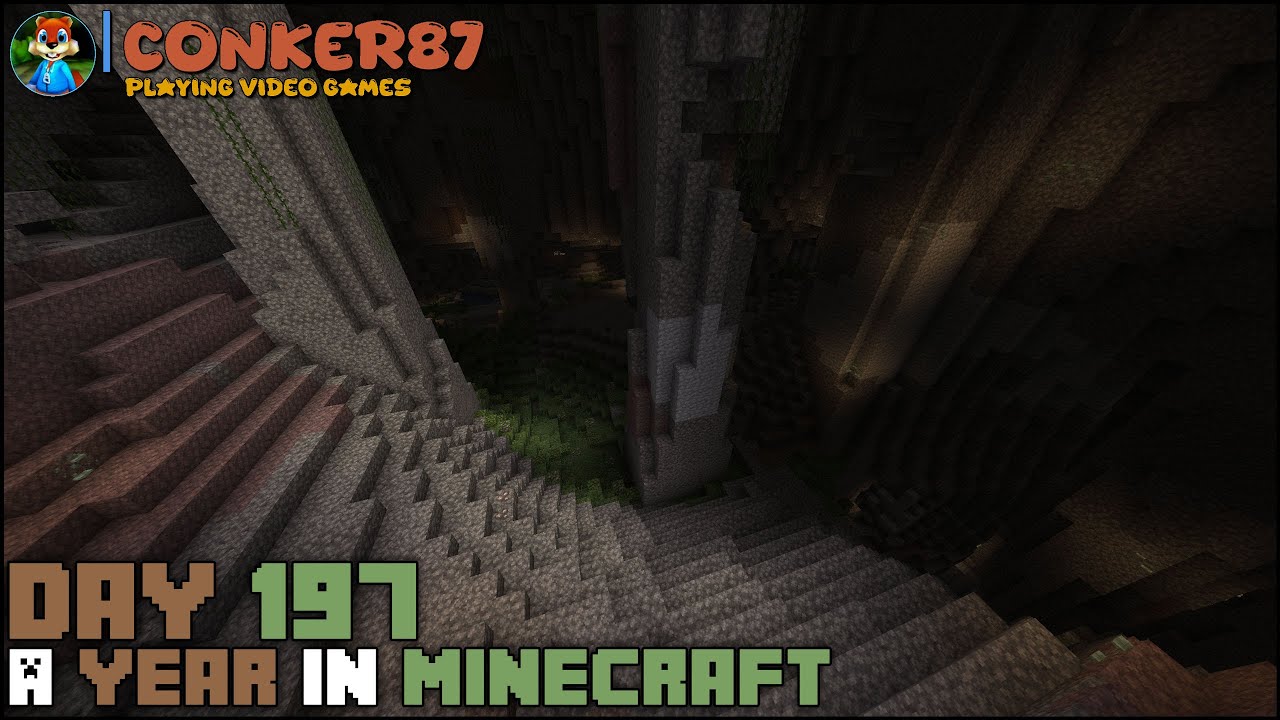 Creeper Caves and Christmas Break | Day 197 – A Year In Minecraft - YouTube