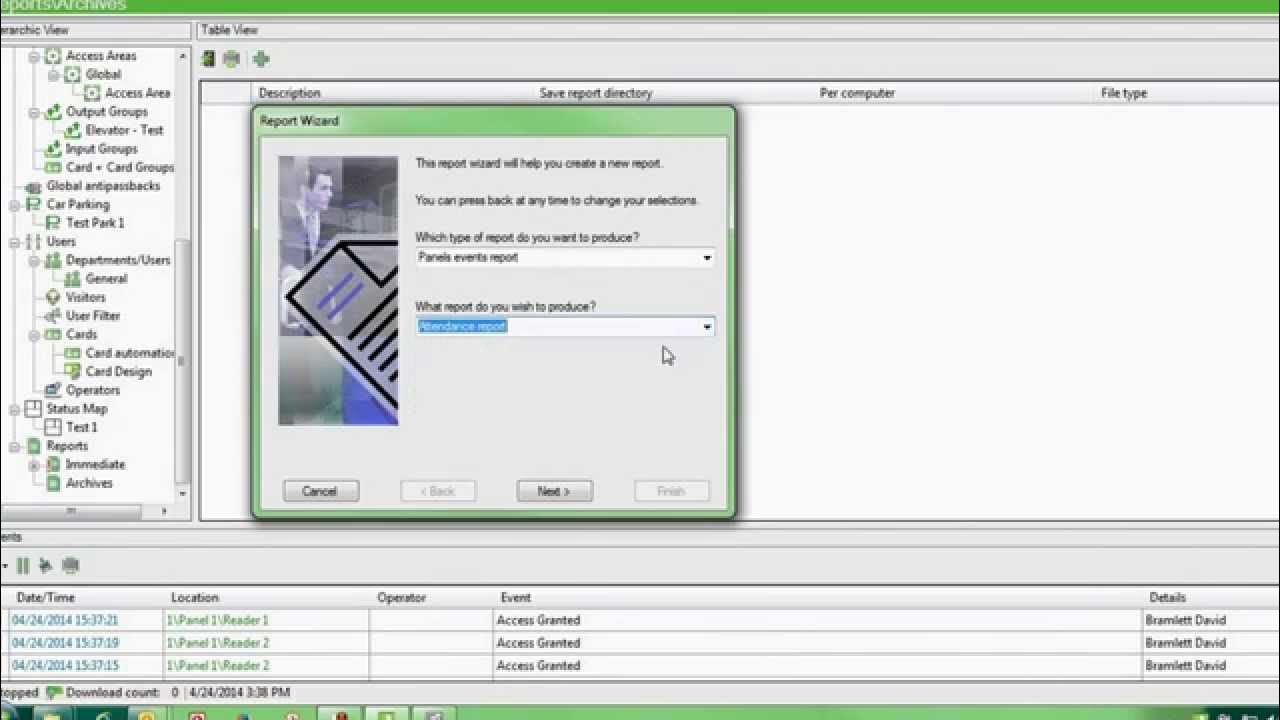 Creating Reports In Axtraxng Software Youtube