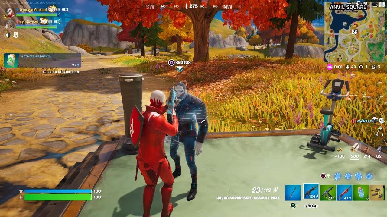 Fortnite Chapter 4 Season 2 NPC Rift # 37 Brutus - YouTube