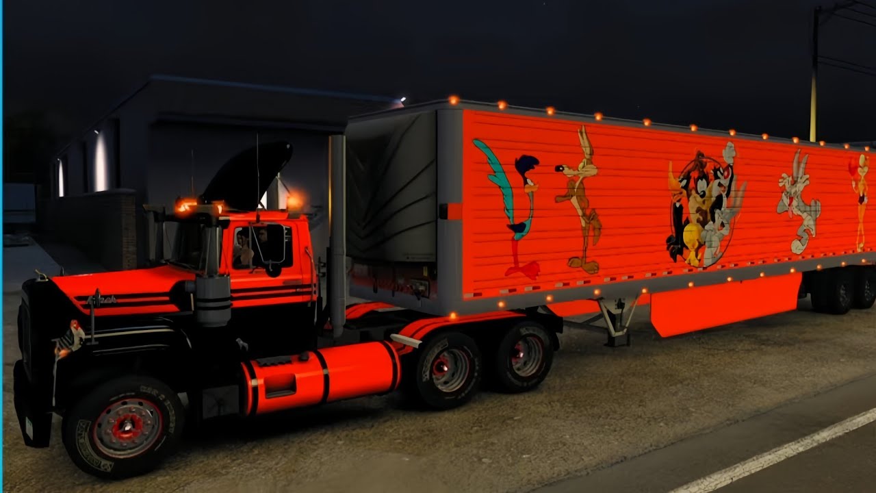 MACK R600.Con carga especial de los Looney tunes - YouTube