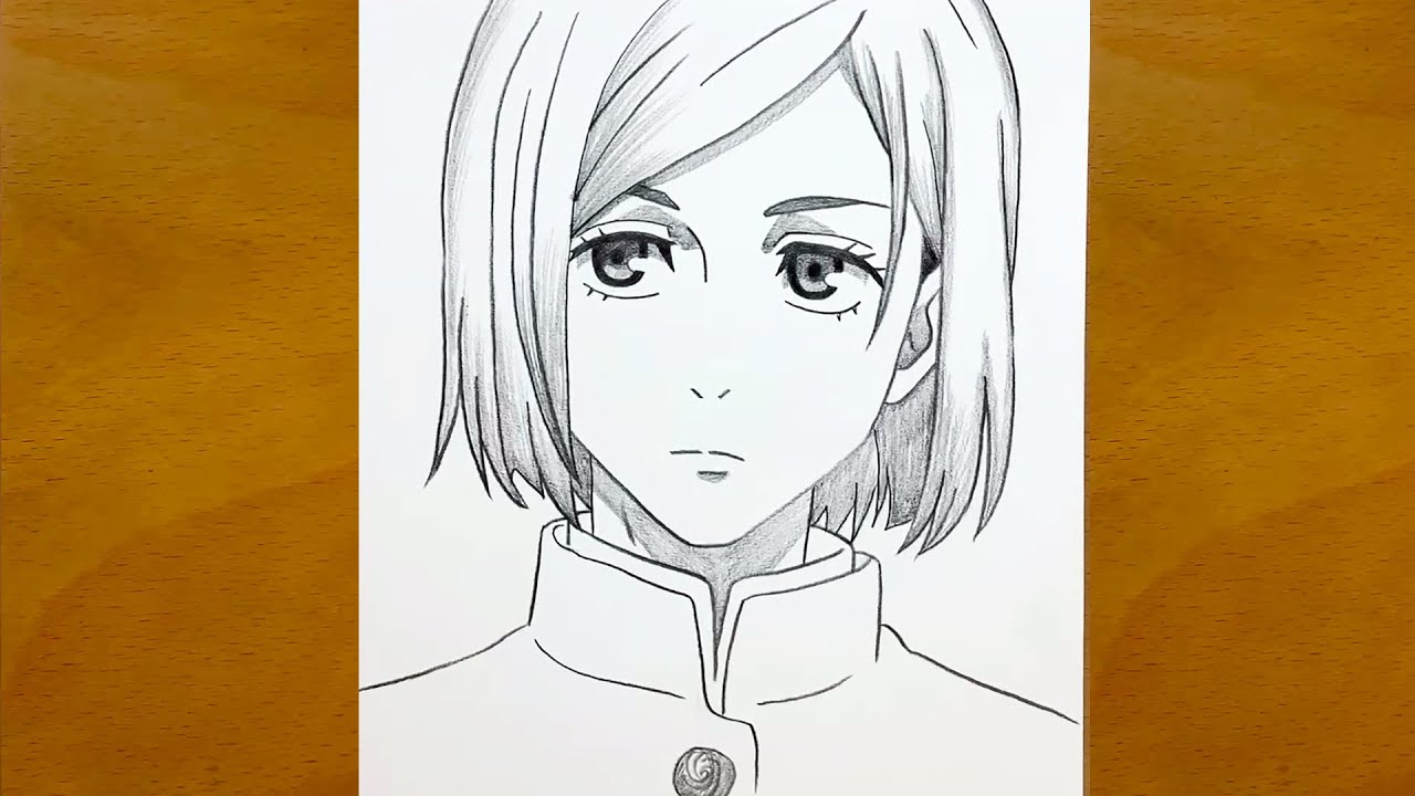 Anime drawing | How to Draw Kugisaki Nobara from Jujutsu Kaisen | step ...