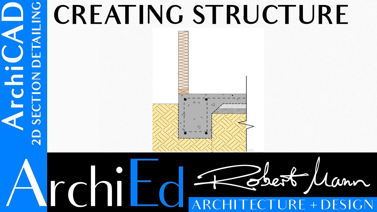 2D Detailing Wall Section - Part 1 - Creating the structure - YouTube