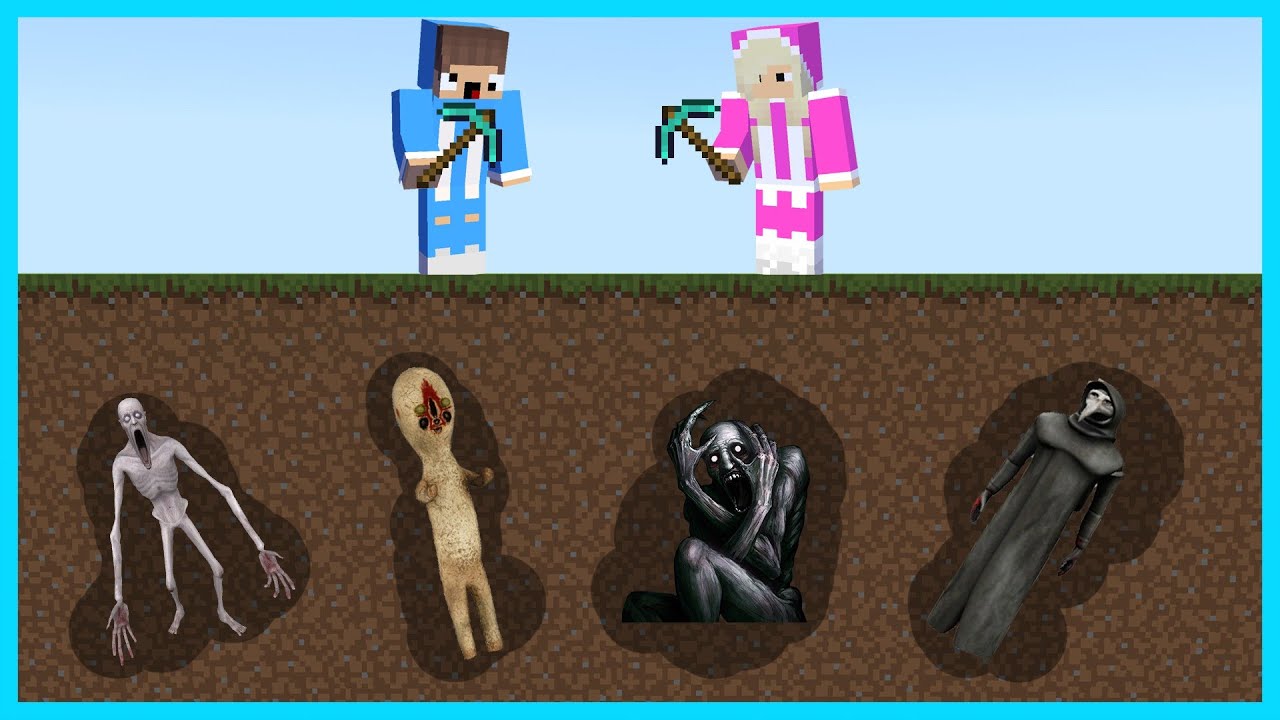 MIPAN & ZUZUZU MENCARI SEMUA RAHASIA SCP DI BAWAH TANAH MINECRAFT ...