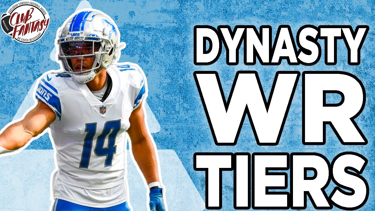 2024 Dynasty WR Tiers | NFL Fantasy Football - YouTube