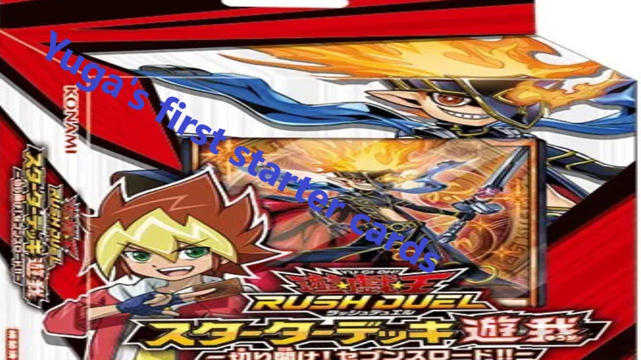 Yuga's starter deck cards - YouTube