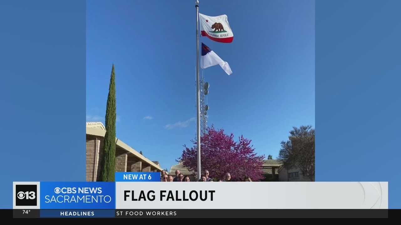 Raising of Christian flag creates fallout in Manteca - YouTube