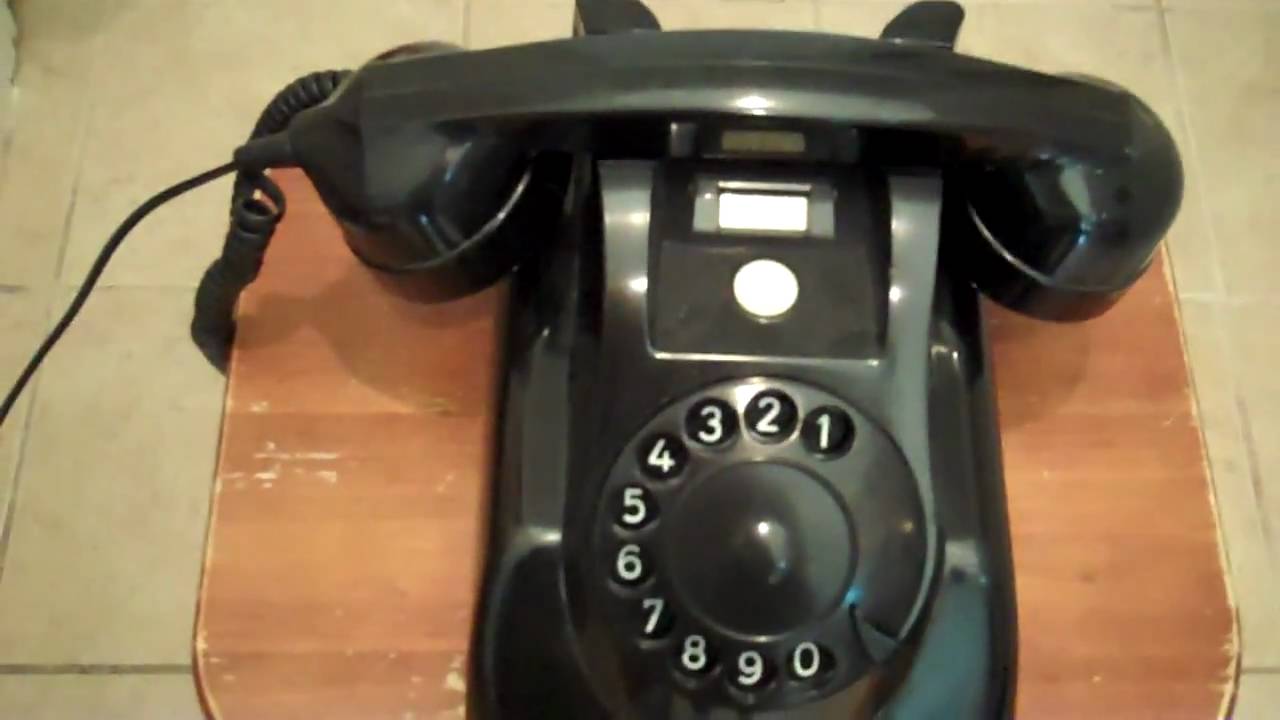 Antique phone rewired to work in the USA. Designed to look FAST! - YouTube