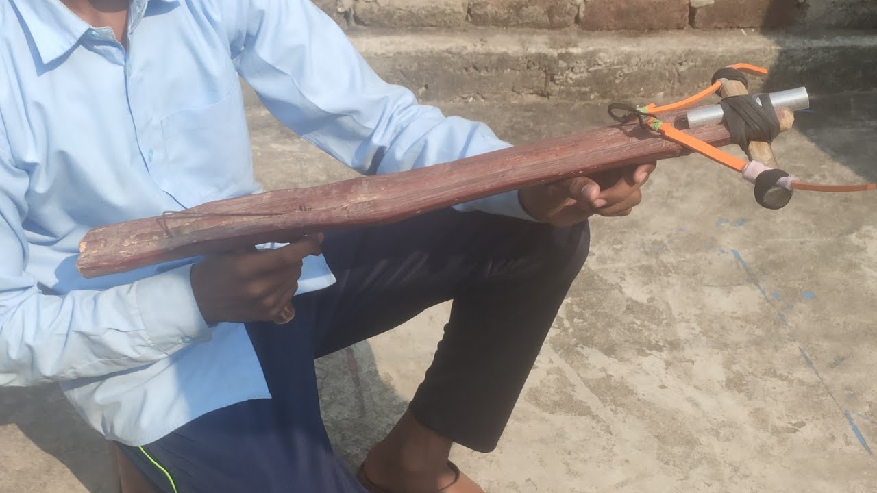 How To Make Gun🔫With Bamboo? We Made a Gun with bamboo #experiment # ...