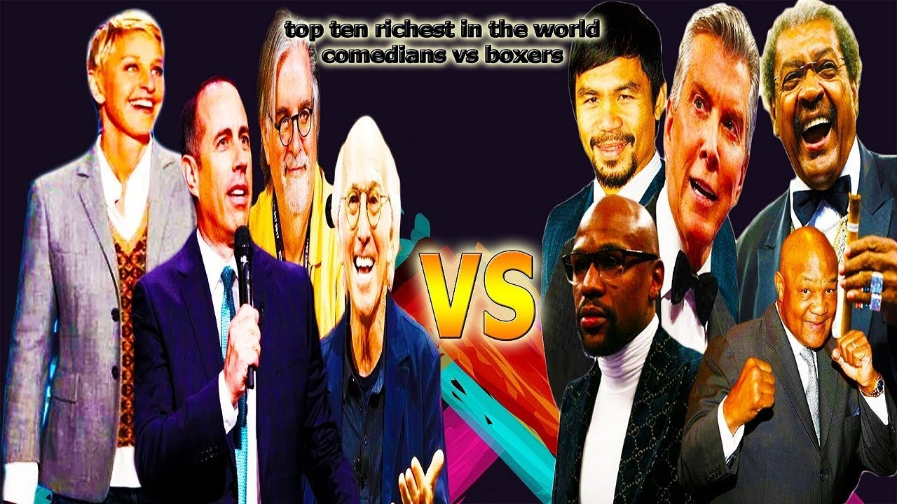COMEDIAN VS BOXERS TOP TEN RICHEST IN THE WORLD (2020) - YouTube