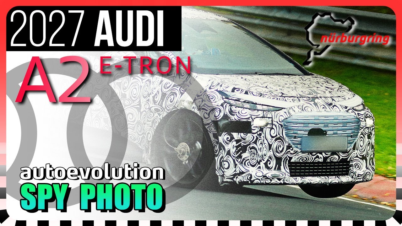 2027 Audi A2 e-tron (EV) // SPY PHOTOS - YouTube