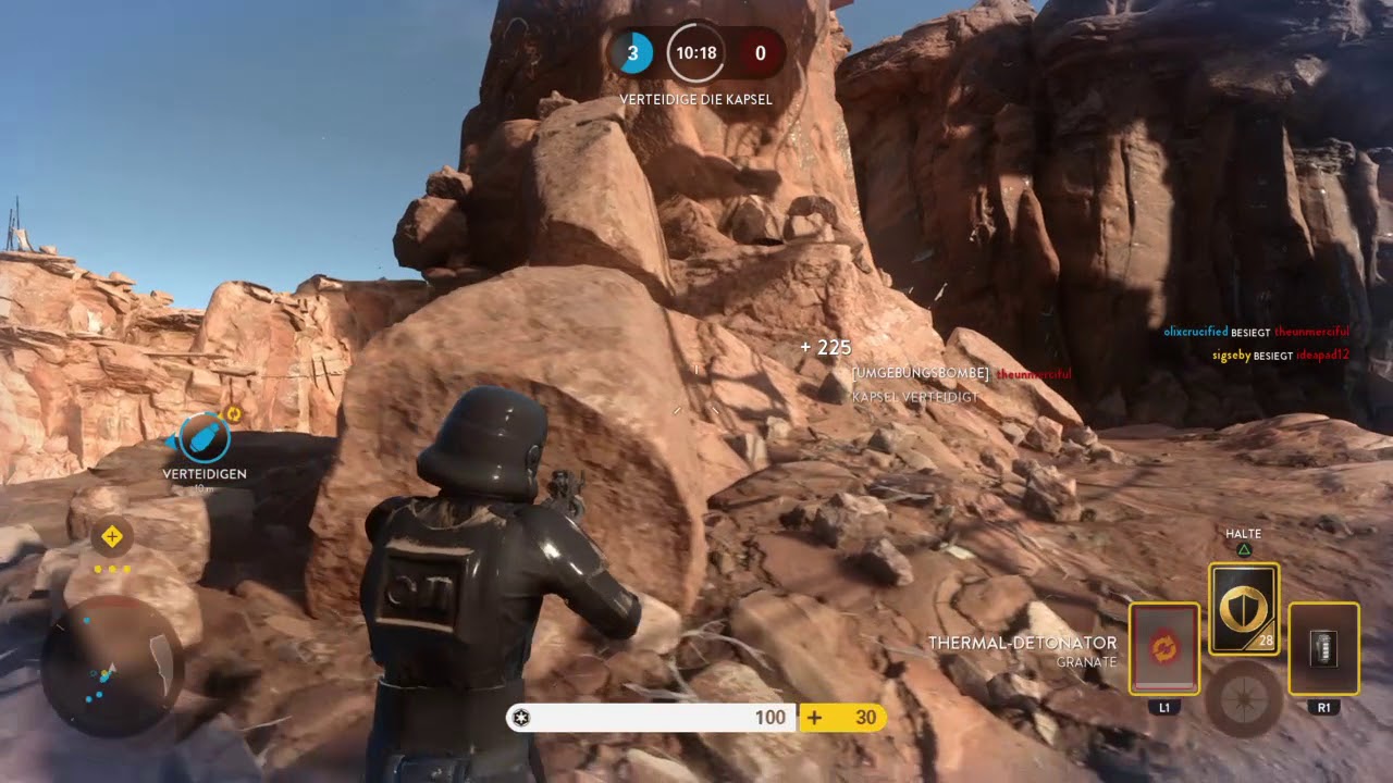 STAR WARS™ Battlefront™ Drop Pod Battle on Tusken Camp - YouTube