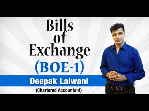 Bills Of Exchange-1(Introduction) (CBSE 11 Accounts)