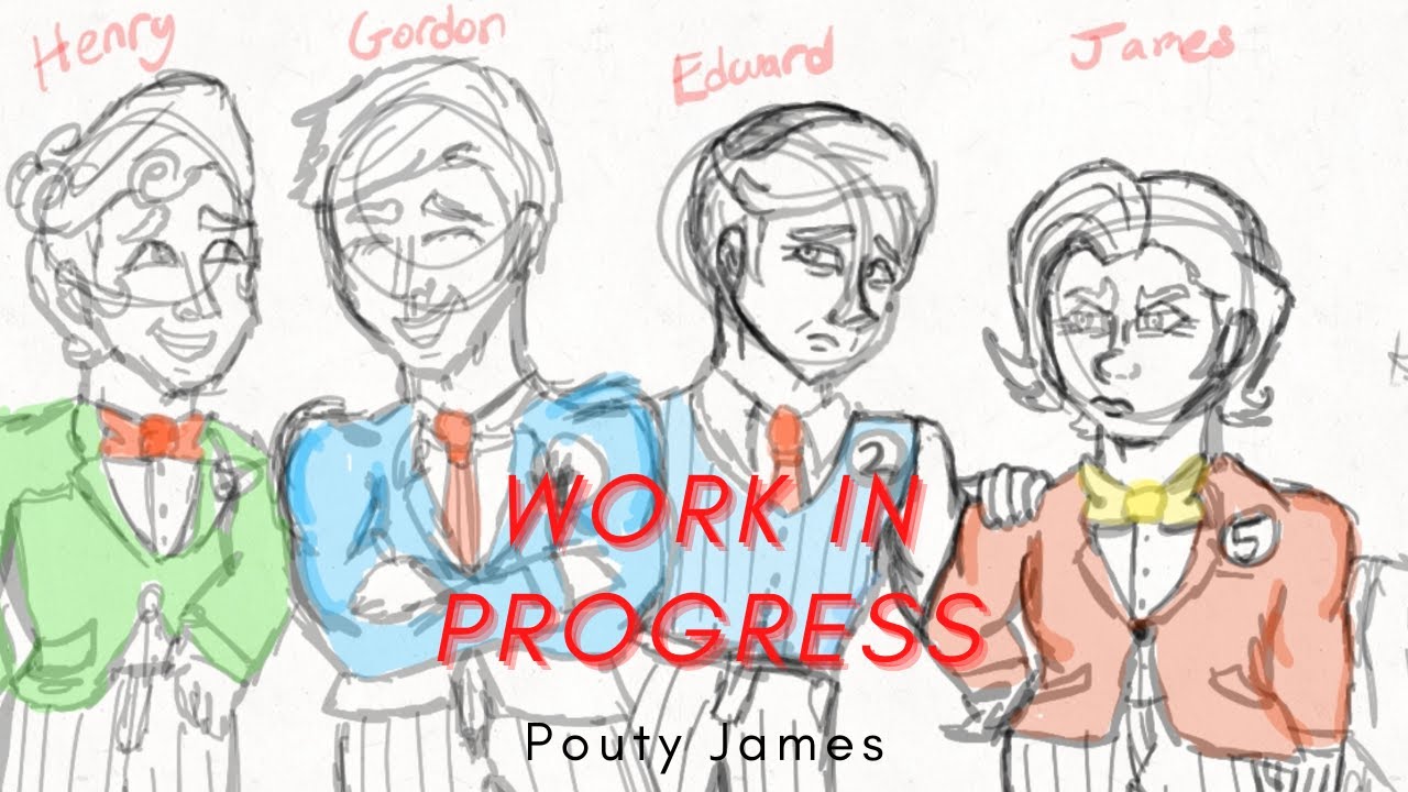 Pouty James (Work in progress Animation) Humanized TTTE - YouTube