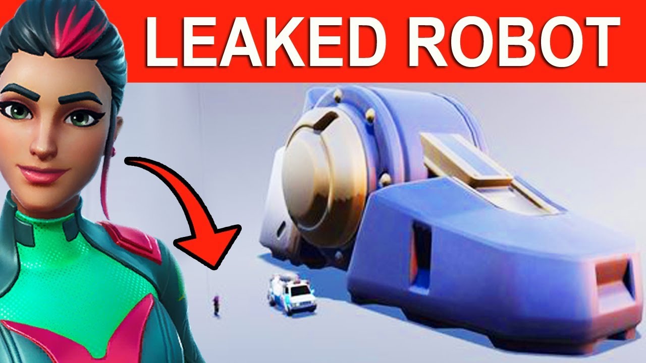ROBOT STAGES 1-8 BEING BUILT! *LEAKED* ROBOT vs MONSTER EVENT! FORTNITE ...
