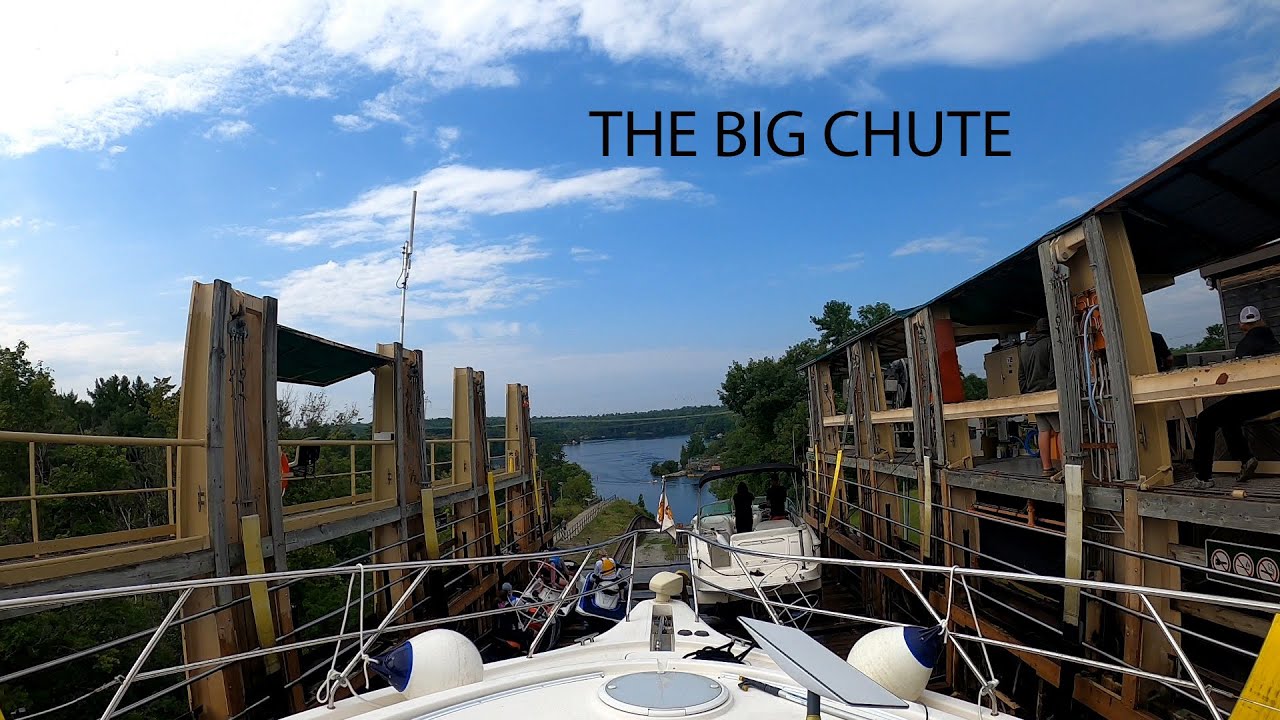 Americas Great Loop 062 - The Big Chute, Ontario - YouTube