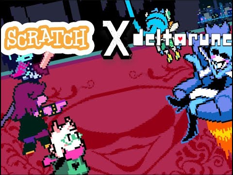 Deltarune queen fight on scratch! - YouTube