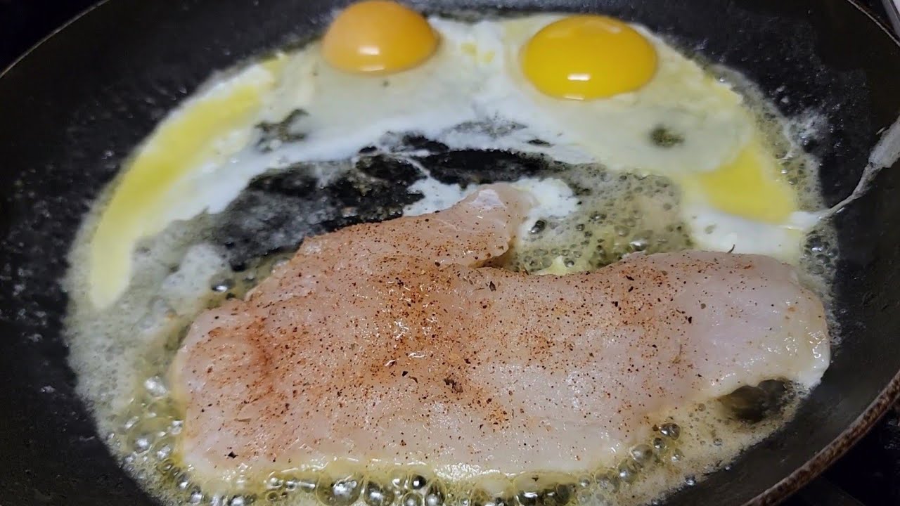 Fisherman's Breakfast Of CHAMPIONS Fish And Eggs With Underrated Rock ...