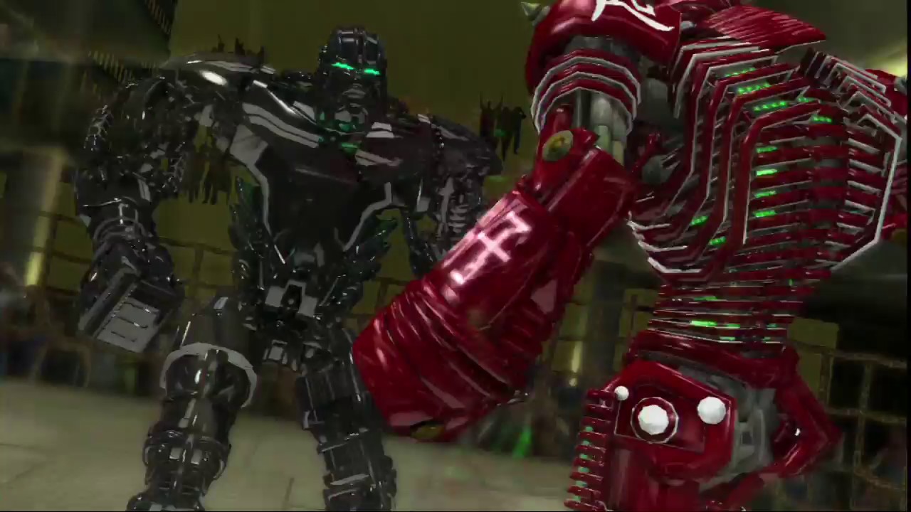 Real Steel-Red NOISY BOY vs Black ZEUS & New ATOM vs Red NOISY BOY ...