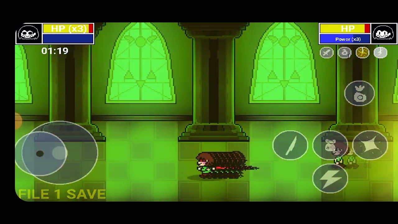 Bonetale frisk hard mode 3 tactic - YouTube