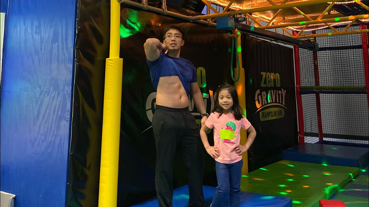 How my kids enjoyed jumping at the trampoline. - YouTube