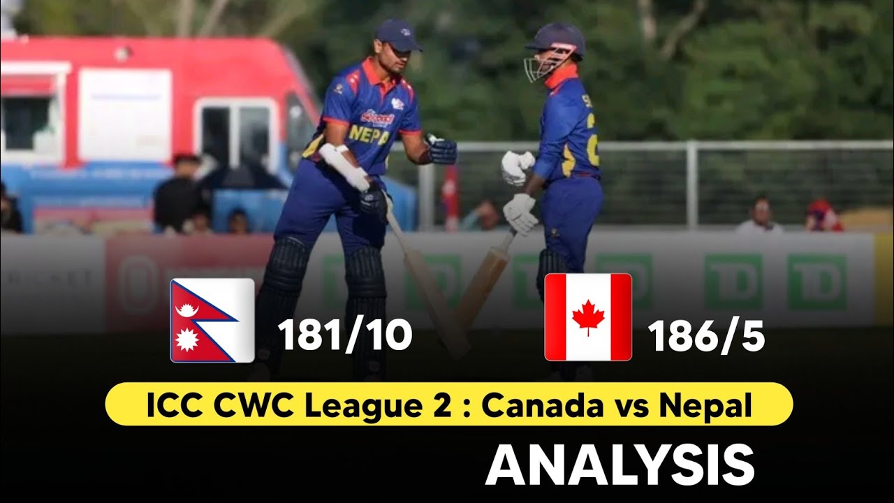 Do Not Miss The First 4 Minutes Of This VDO | ICC CWC League 2 Round 6 ...