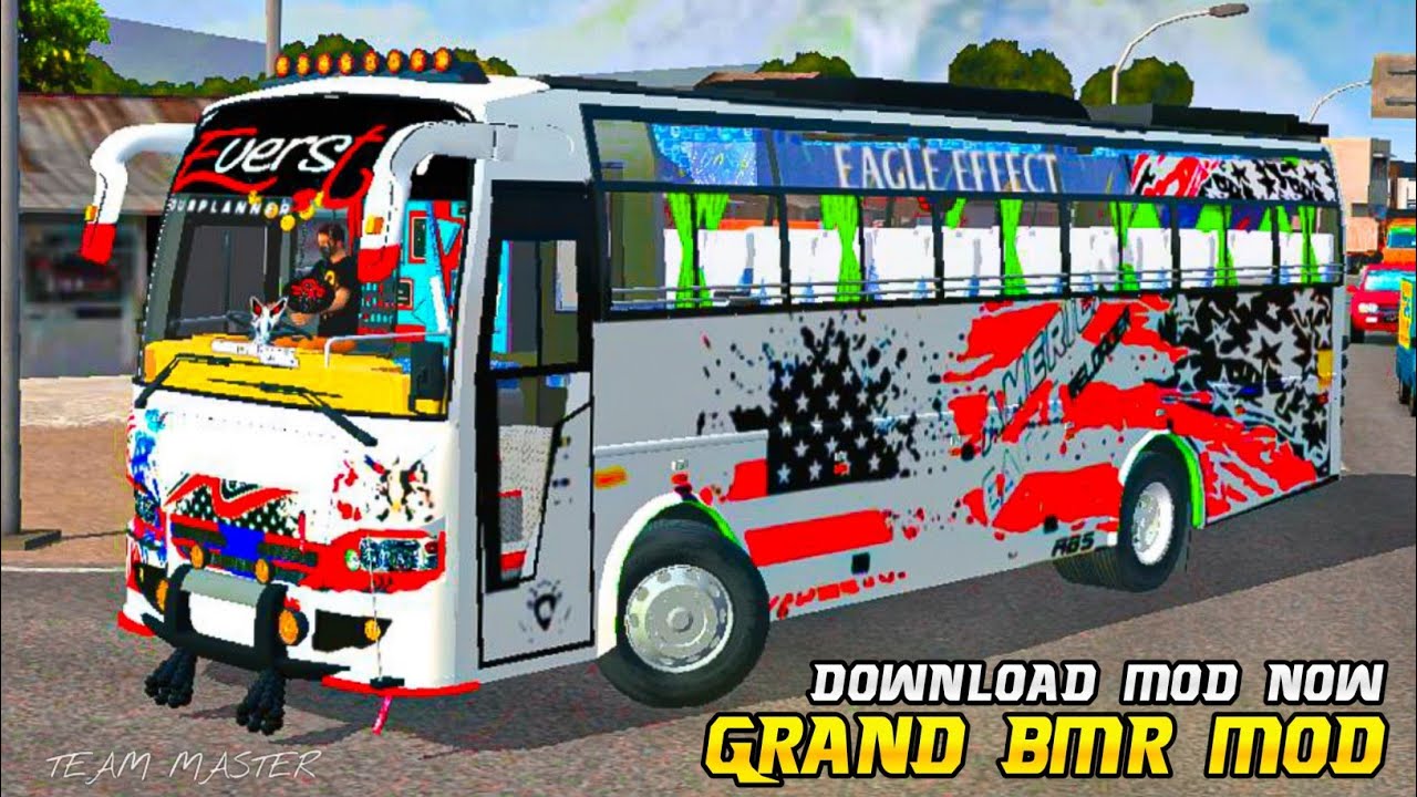 NEW GRADE BMR BUS MOD/DETAILREVIWE/DOWNLOAD NOW/#bussidmods - YouTube