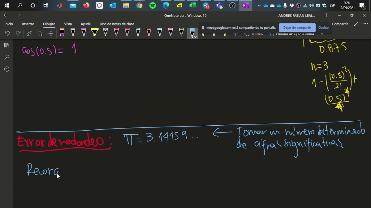 3. Contextualización de los errores de redondeo y truncamiento. Métodos ...