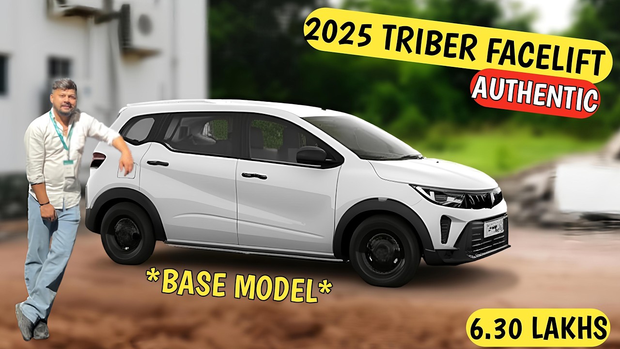 New Renault Triber Facelift 2025 *Base MODEL* Authentic is Here | @6.29 ...