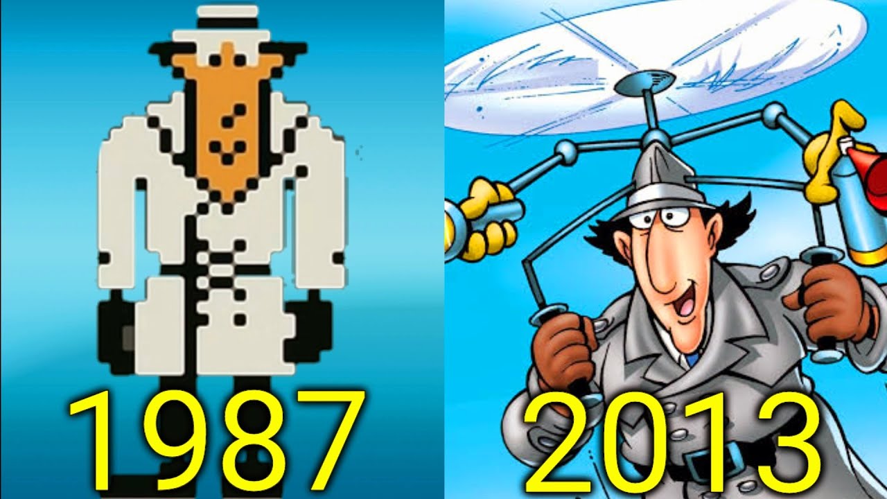 Evolution of Inspector Gadget Games 1987-2013 - YouTube