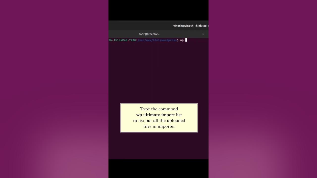 How to Import CSV/XML via CLI to WordPress - YouTube