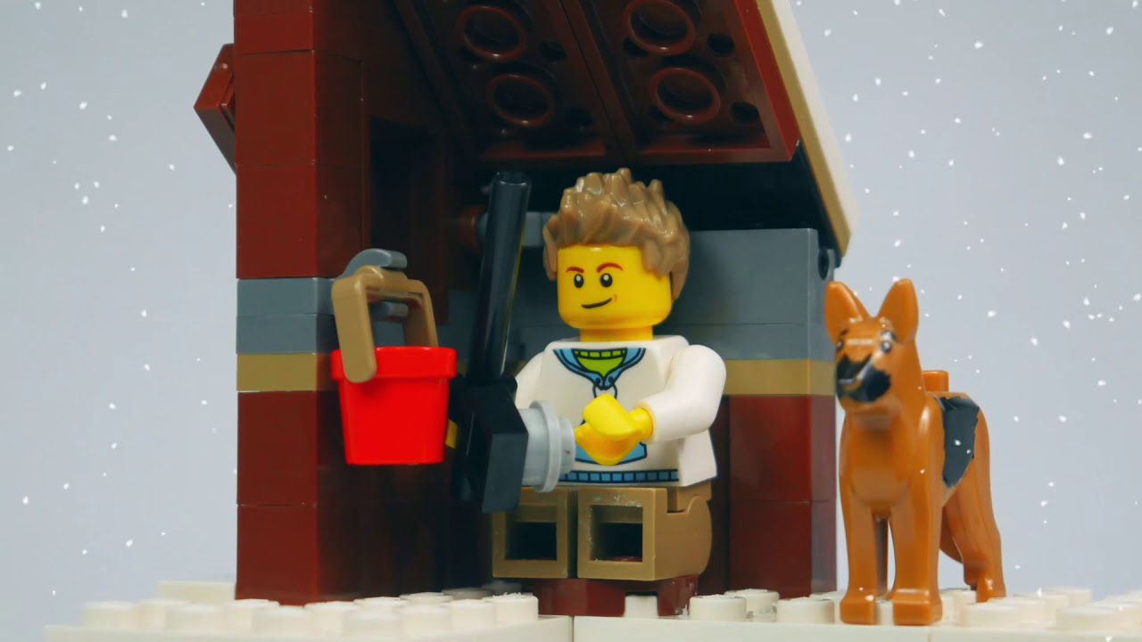 LEGO Stop Motion Billy Mark’s Ice Fishing Shack - YouTube
