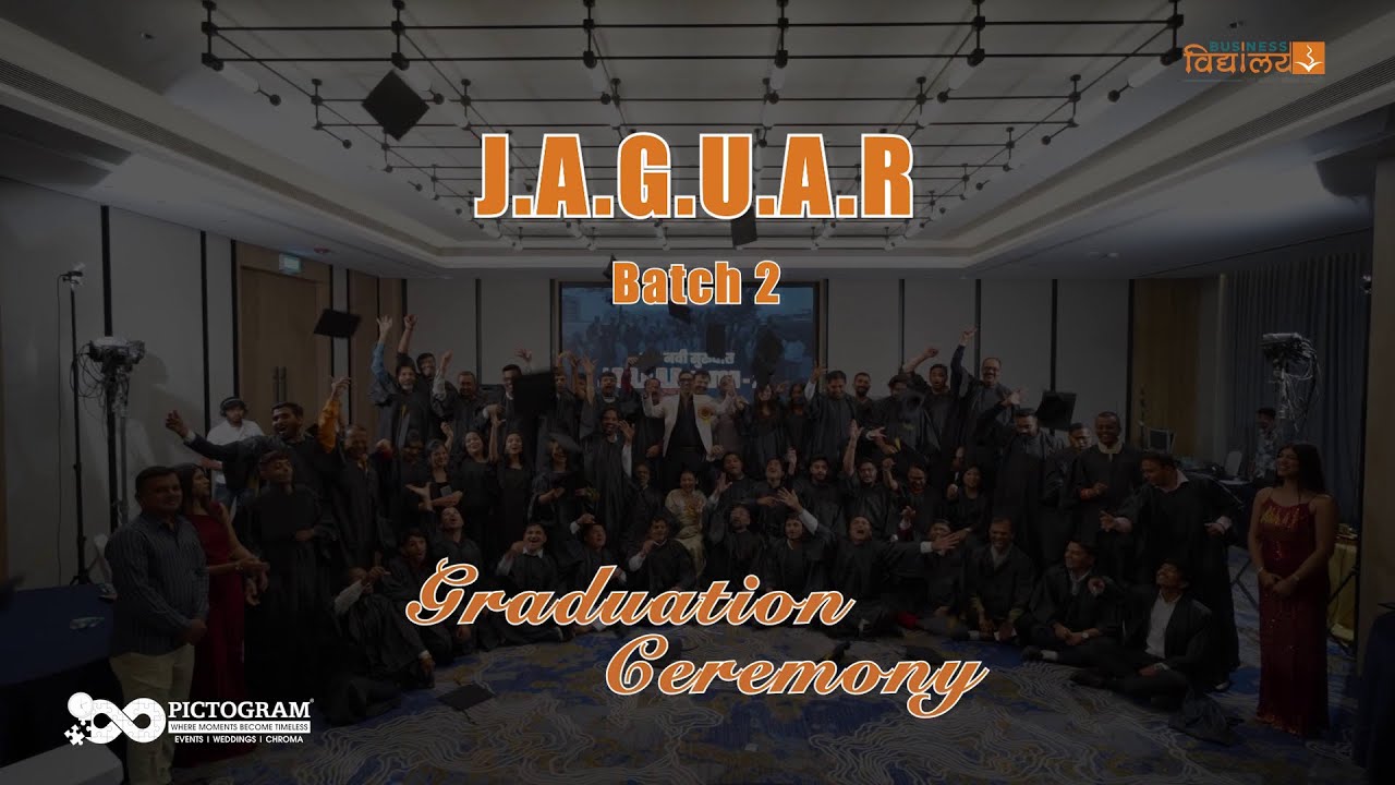 J.A.G.U.A.R. Batch 2 Graduation Ceremony #jaguar #businessvidyalaya # ...