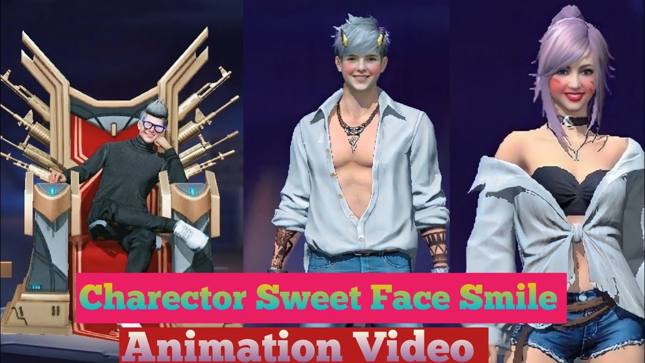 Free Fire Charector face Smail | animation Video maxim | Charector in ...