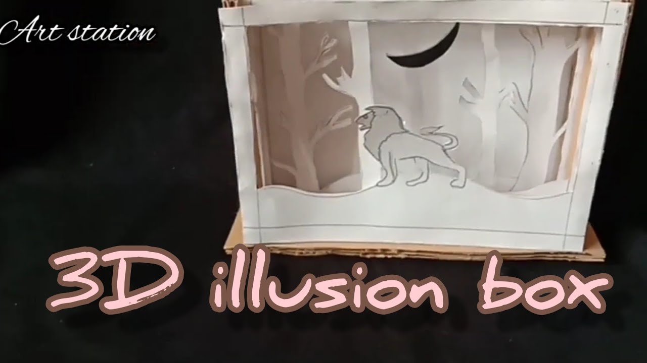 3d illusion light box DIY ( edition 18) - YouTube
