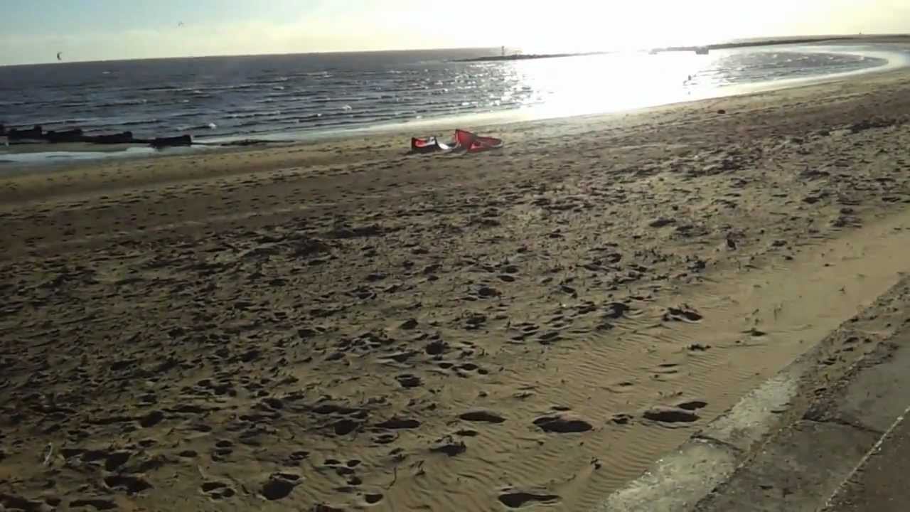Having A walk At Clacton Martello Bay Beach Essex - YouTube