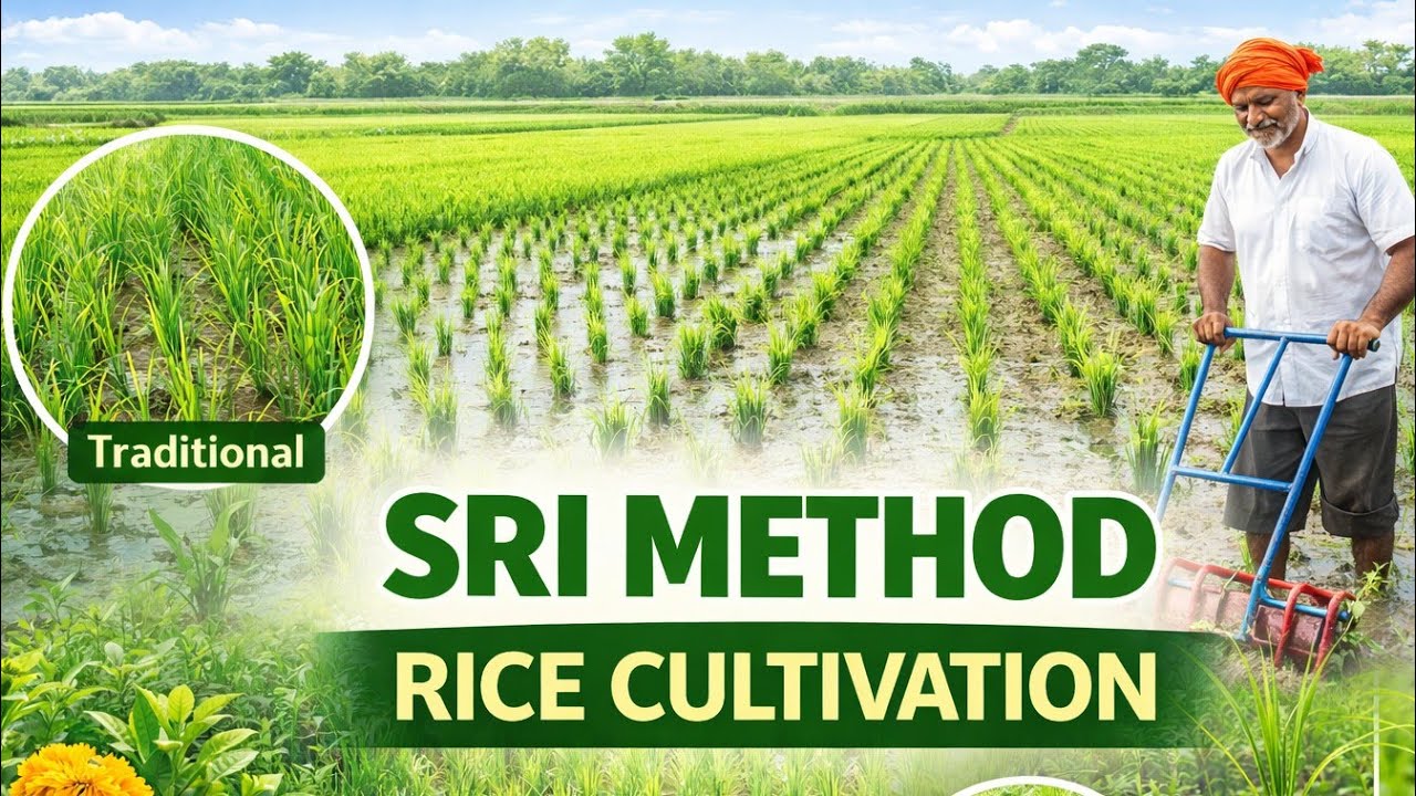 SRI METHOD RICE PLANTING - YouTube