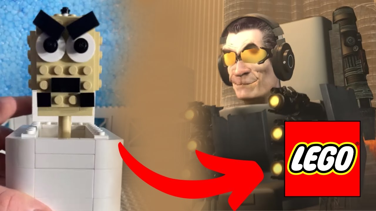 I Made my G-Man Toilet From Skibidi Toilet In LEGO - YouTube