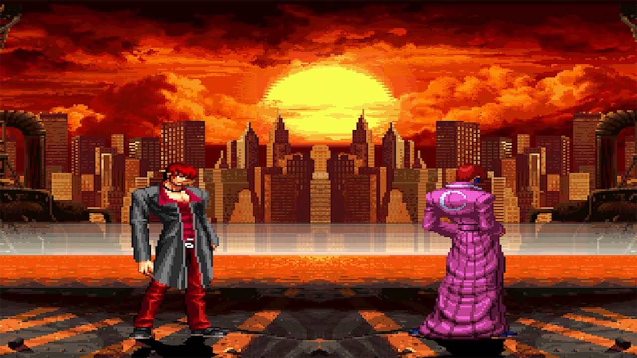 KOF MUGEN: Iori Yagami XV vs Miss X - YouTube