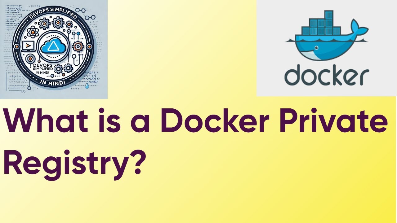 Docker Lecture - 11 How to Create a Docker Private Registry - YouTube