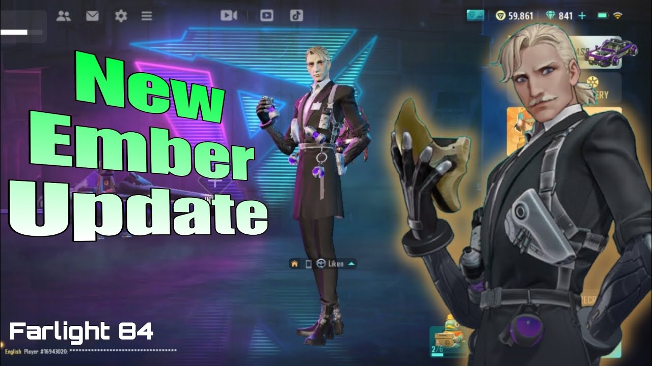 Ember got a makeover | Farlight 84 update | Ember gameplay | No gyro - YouTube