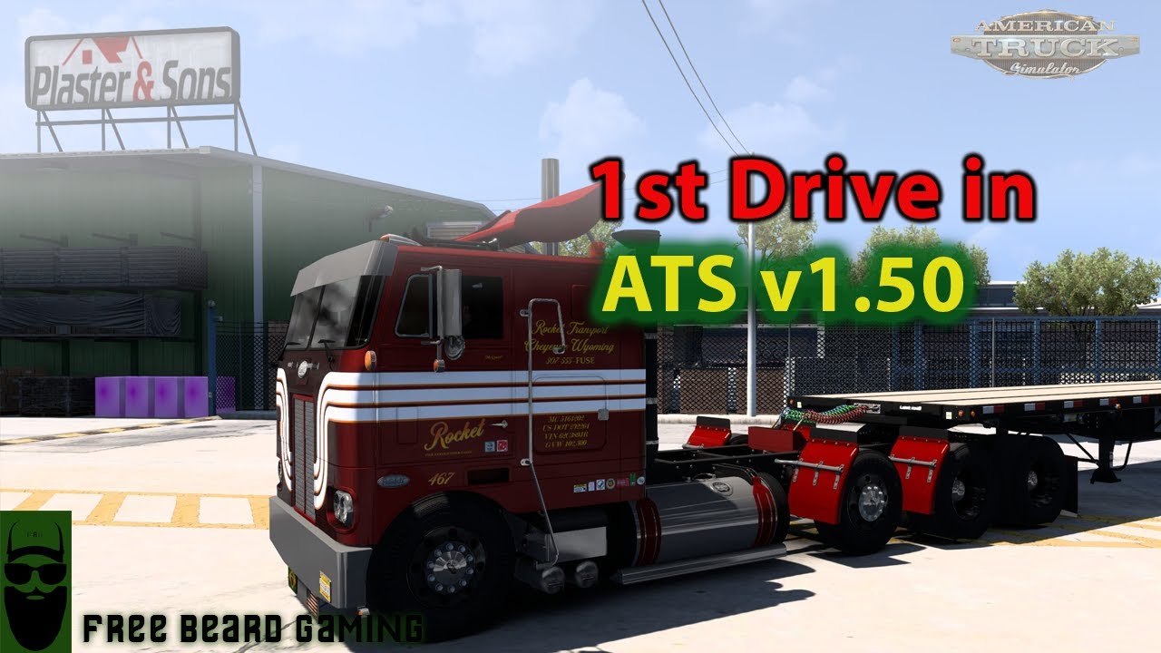 1st Drive in ATS v1.50 | Lope Idle M11 In A Peterbilt 352 | American ...