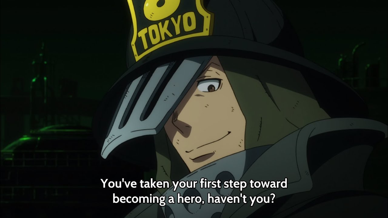 Captain Obi introduction and encouraging words (Fire Force) - YouTube