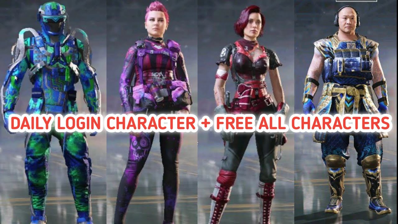 *Free* Season 10 Daily Login Character Codm | Season 10 All Free ...