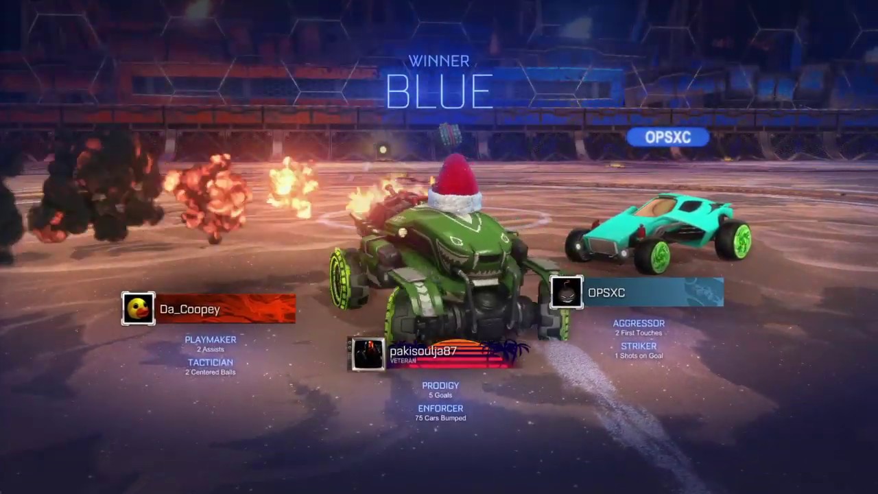Rocket League®The Grinch Hard Carries Teamates - YouTube